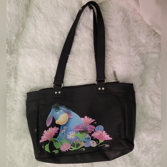 Disney | Bags | Disney Eeyore Nylon Tote With Sequins | Poshmark